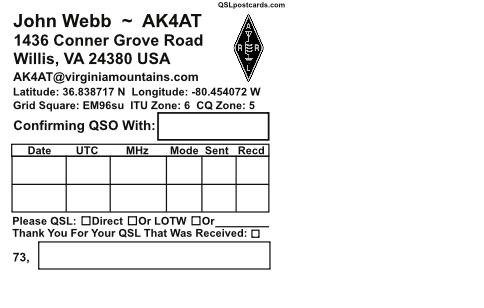QSL Cards and Postcards
